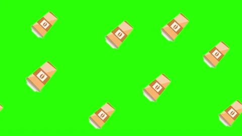 Animation of coffee cups on green screen... | Stock Video | Pond5
