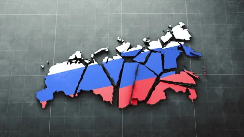 Animation of the collapse of the map of ... | Stock Video | Pond5