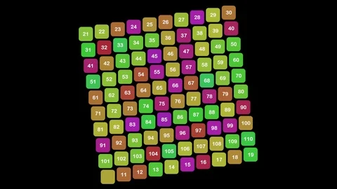 Animation of color changing squares with... | Stock Video | Pond5