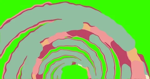 Animation of color transition of a round... | Stock Video | Pond5