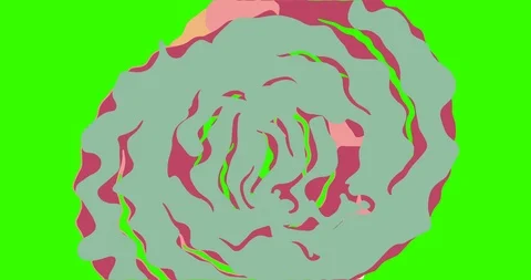 Animation of color transition of a round... | Stock Video | Pond5