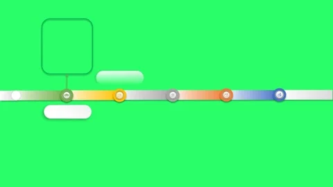 Animation colorful blank shape 5 step fo... | Stock Video | Pond5