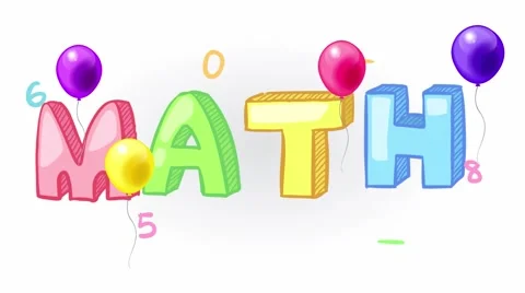Animation colorful mathematics math head... | Stock Video | Pond5