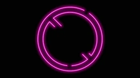 Animation colorful neon light text box i... | Stock Video | Pond5