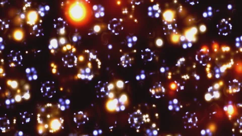 Animation Of Colorful particles Backgro... | Stock Video | Pond5