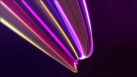Animation colorful speed lines wave abst... | Stock Video | Pond5