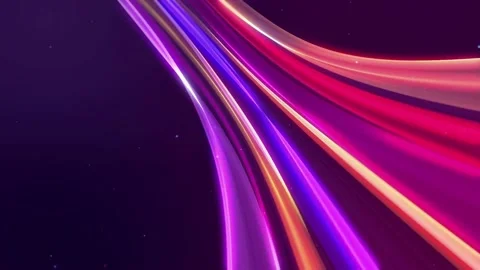 Animation colorful speed lines wave abst... | Stock Video | Pond5