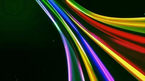 Animation colorful speed lines wave abst... | Stock Video | Pond5