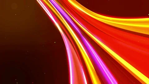 Animation colorful speed lines wave abst... | Stock Video | Pond5