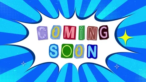 Animation Coming Soon cartoon comic back... | Stock Video | Pond5