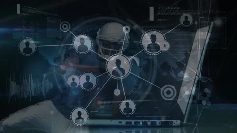 Animation of computer data processing an... | Stock Video | Pond5