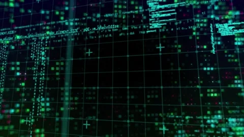 Animation of computer data processing | Stock Video | Pond5