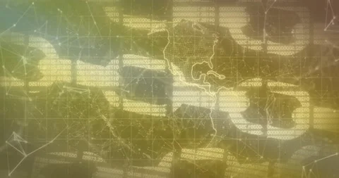 Animation of computer data processing ov... | Stock Video | Pond5