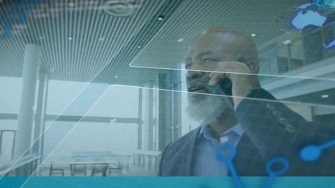 Animation of computer language and globe... | Stock Video | Pond5