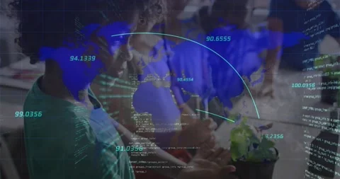 Animation of computer language, lines on... | Stock Video | Pond5