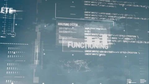 Animation of computer language, loading ... | Stock Video | Pond5