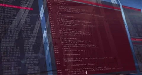 Animation of computer language, mathemat... | Stock Video | Pond5