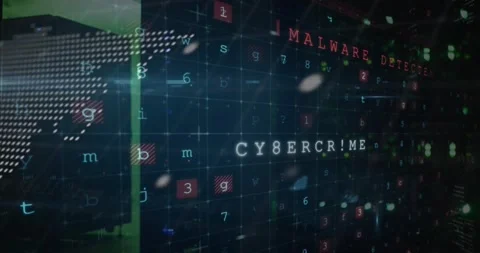 Animation of computer language, numbers,... | Stock Video | Pond5