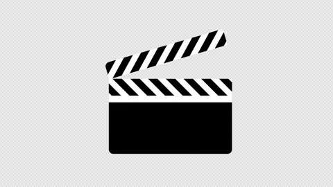 animation concept features a classic bla... | Stock Video | Pond5