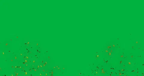 Animation of confetti falling over trans... | Stock Video | Pond5