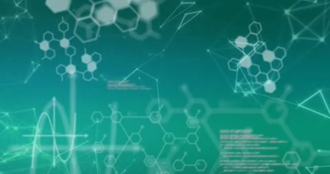 Animation of connected dots forming geom... | Stock Video | Pond5