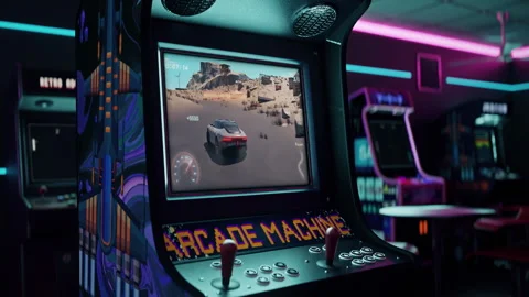 Animation of the console video game disp... | Stock Video | Pond5