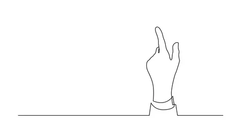 Animation of continuous line drawing of ... | Stock Video | Pond5