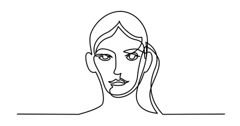 Animation of continuous line drawing of ... | Stock Video | Pond5