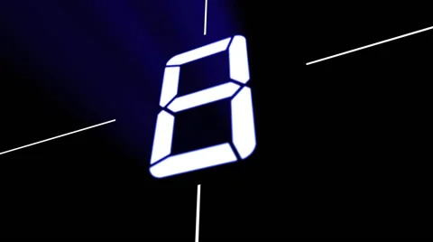 Counting At Countdown Number Animation Stock Footage ~ Royalty Free ...