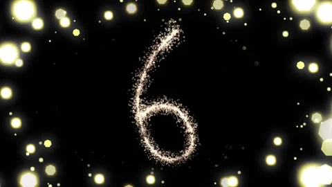 Animation of countdown and christmas fai... | Stock Video | Pond5