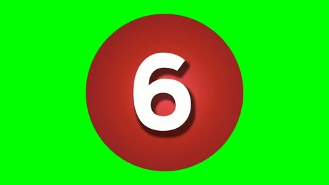 Animation Countdown cartoon number ten 1... | Stock Video | Pond5