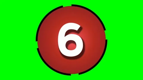 Animation Countdown cartoon number ten 1... | Stock Video | Pond5