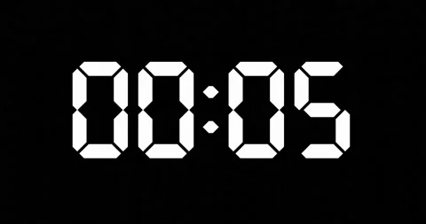 animation of countdown of digital displa... | Stock Video | Pond5