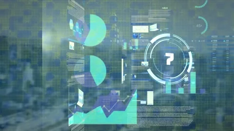 Animation of countdown with scope scanni... | Stock Video | Pond5