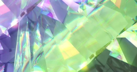 Animation of crystal spinning on green a... | Stock Video | Pond5
