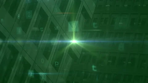 Animation of cyber attack warning text a... | Stock Video | Pond5