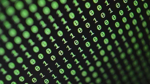 animation cyberspace binary code program... | Stock Video | Pond5