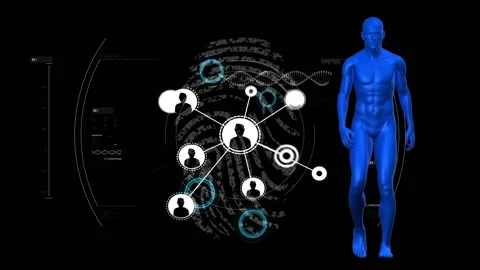 Animation of data processing and digital... | Stock Video | Pond5