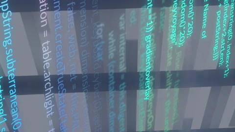 Animation of data processing and lines o... | Stock Video | Pond5