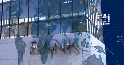 Animation of data processing and world m... | Stock Video | Pond5