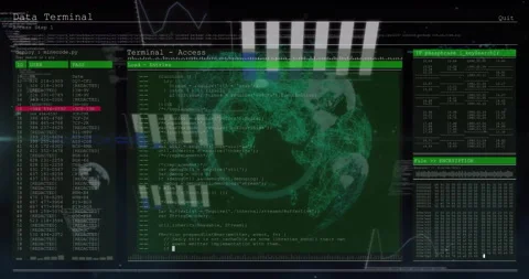 Animation of data processing on graphs a... | Stock Video | Pond5