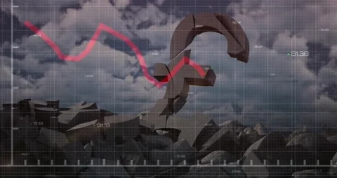 Animation of data processing over broken... | Stock Video | Pond5