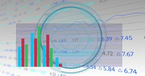 Animation of data processing over eye ic... | Stock Video | Pond5