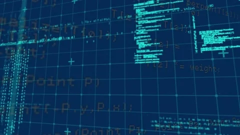 Animation of data processing over grid o... | Stock Video | Pond5