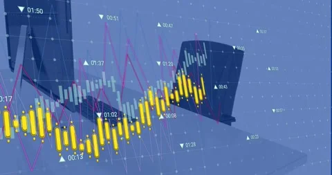 Animation of data processing over grid n... | Stock Video | Pond5
