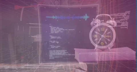 Animation of data processing over server... | Stock Video | Pond5