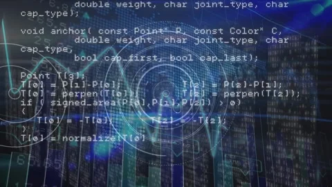 Animation of data processing over world ... | Stock Video | Pond5