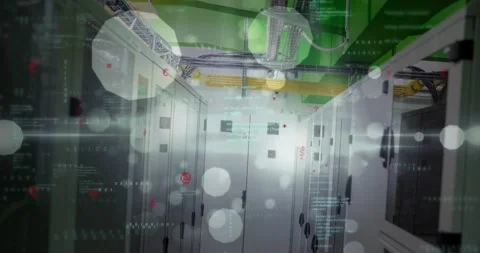 Animation of data processing, symbols, w... | Stock Video | Pond5