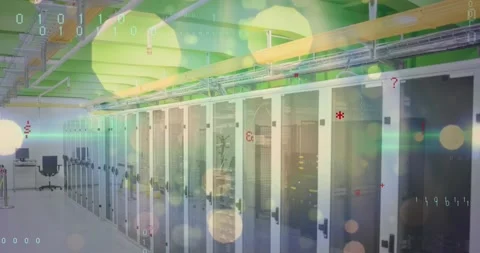 Animation of data processing, symbols, w... | Stock Video | Pond5