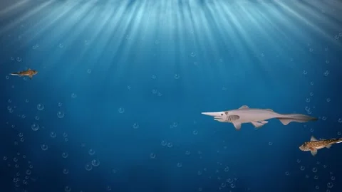 Animation of Deep Sea Creatures | Stock Video | Pond5